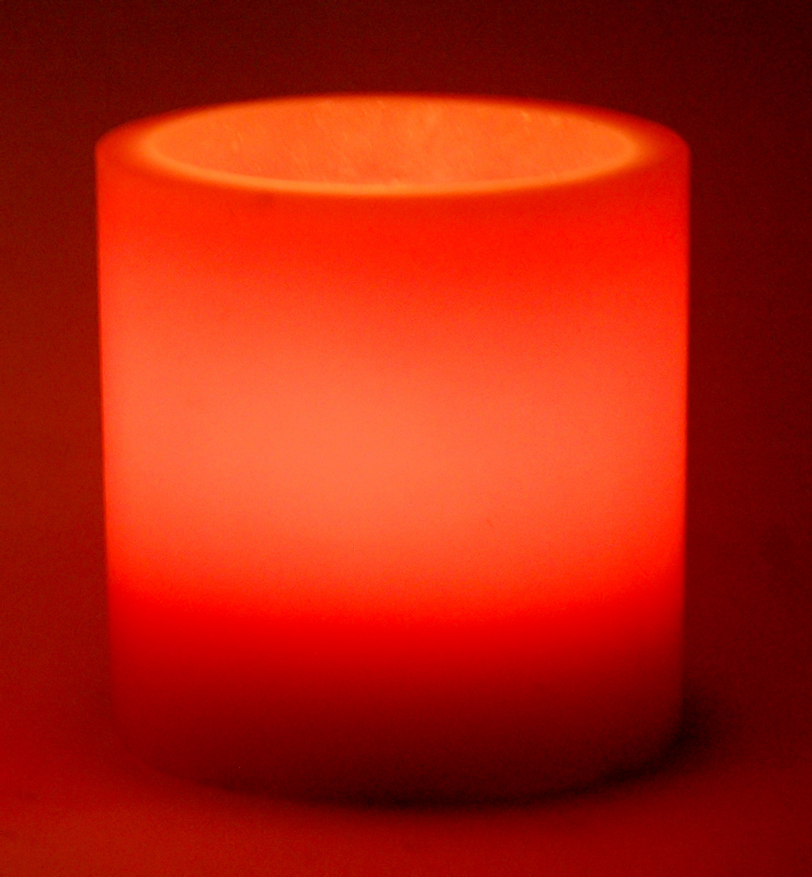 Hollow round candles (Red) - Arise candles